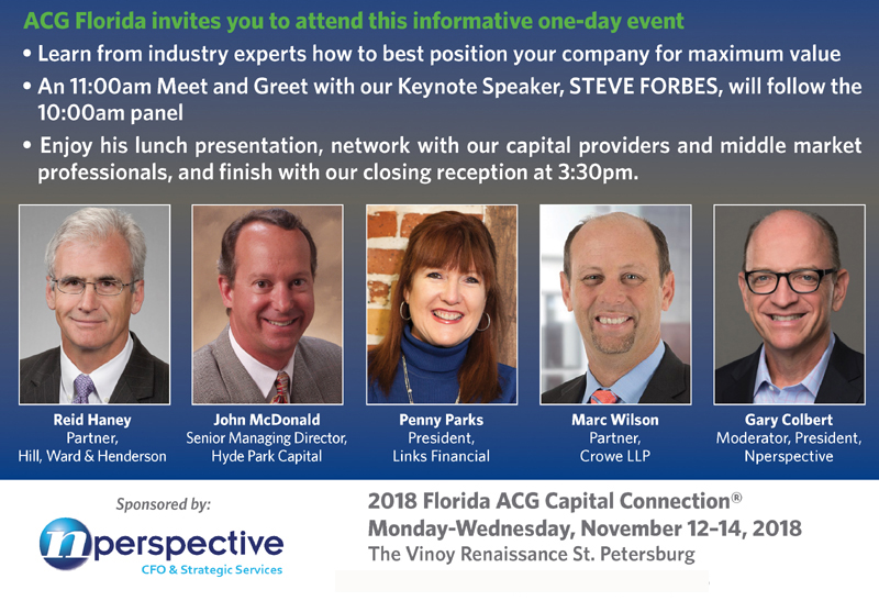 2018 Florida ACG Capital Connection CEO Event | ACG Florida Capital ...