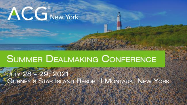 2021 Summer Dealmaking Conference | ACG New York