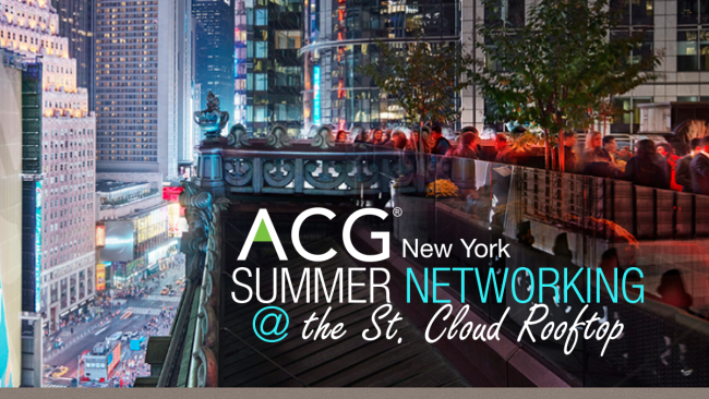 Women of Leadership Rooftop Networking Event | ACG New York