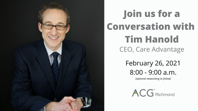 February Meeting with Tim Hanold | ACG Richmond