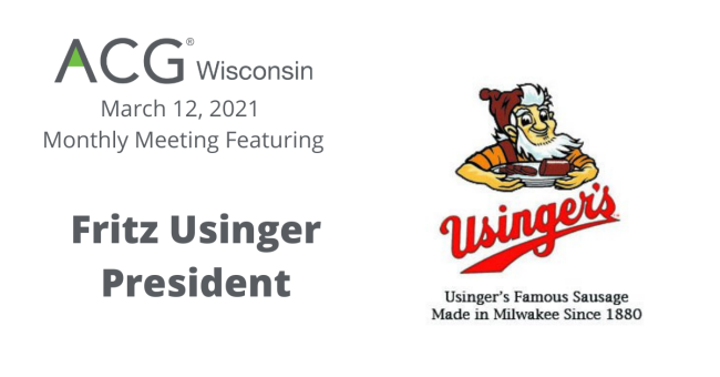 ACG WI: Fritz Usinger, President, Usinger's | ACG Wisconsin