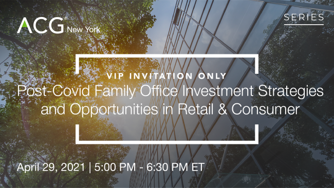 ACG NY VIP Family Office Series | ACG New York