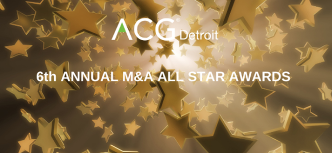 M&A All Star Awards Presentation & Networking | ACG Detroit
