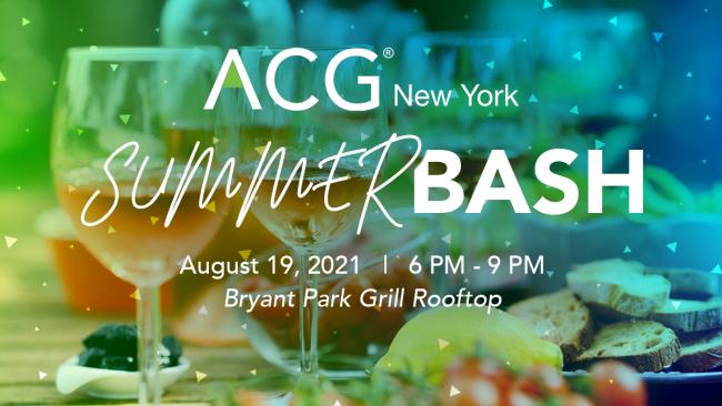 ACG NY Summer Bash | ACG New York