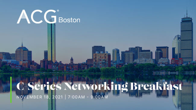 ACG Boston C-Series Breakfast | Cyber Security: What's Next & Are You ...