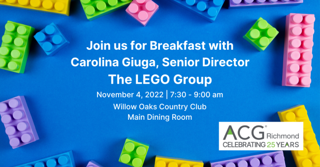 November Breakfast Meeting with Carolina Giuga of The LEGO Group | ACG ...