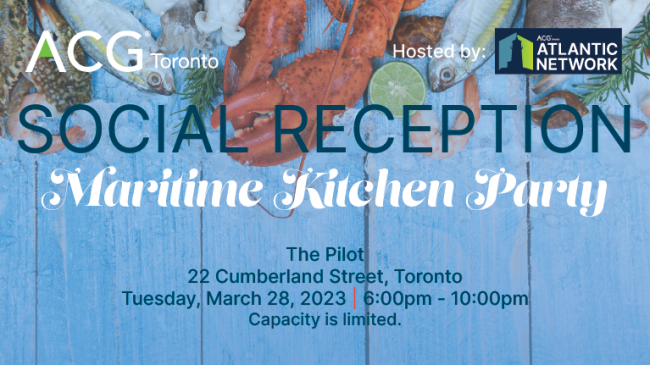 Maritime Kitchen Party | ACG Toronto