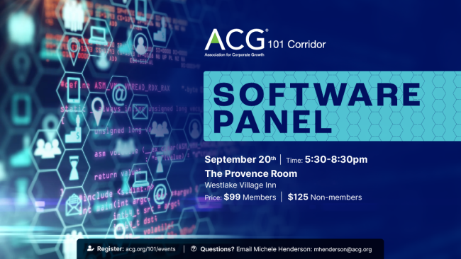 ACG 101 SaaS Industry Panel, Sept 2023 | ACG 101 Corridor