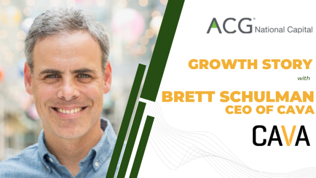 ACG Growth Story: Brett Schulman, CEO of CAVA | ACG National Capital