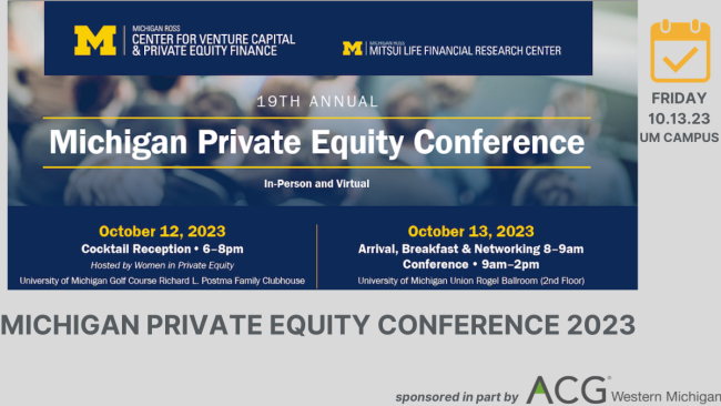 Michigan PE Conference | ACG W. Michigan