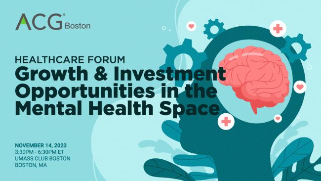 2023 ACG Boston: Healthcare Forum | ACG Boston