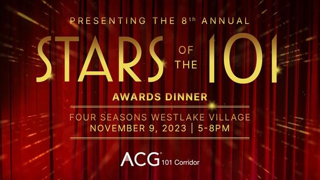 ACG 101 2023 8th Annual Stars of the 101 Awards | ACG 101 Corridor