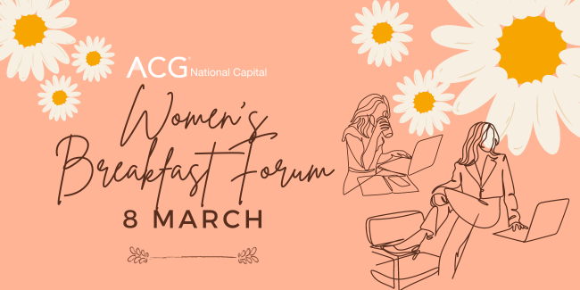 2024 ACG Women's Breakfast Forum | ACG National Capital