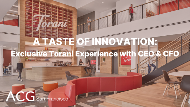 ACG SF | A Taste of Innovation: Exclusive Torani Experience with CEO ...