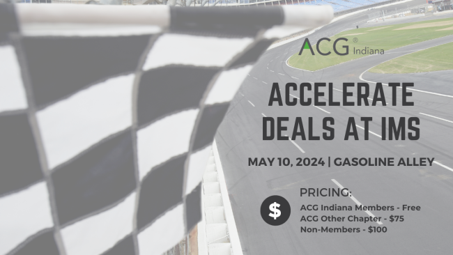 Accelerate Deals at IMS | ACG Indiana