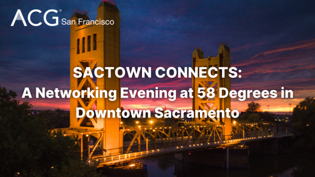 SacTown Connects: A Networking Evening at 58 Degrees in Downtown ...