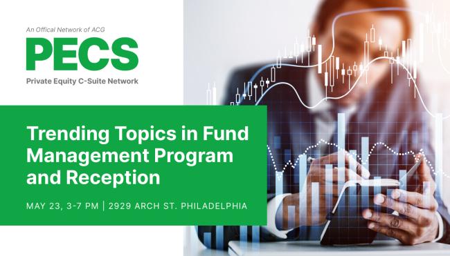 Trending Topics in Fund Management Program and Reception Hosted by ACG ...
