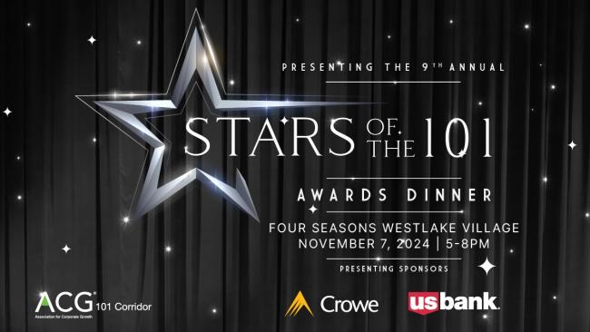 ACG 101 2024 9th Annual Stars of the 101 Awards Dinner | ACG 101 Corridor