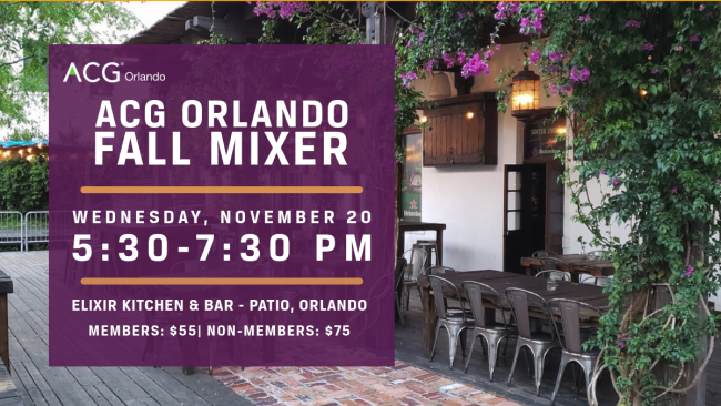 ACG Orlando Fall Mixer | ACG Orlando