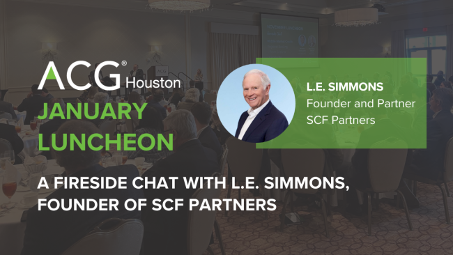ACG Houston: January Monthly Luncheon 2025 | ACG Houston