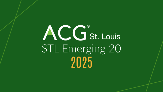 2025 STL | EMERGING 20 PROGRAM (by invitation only) | ACG St. Louis