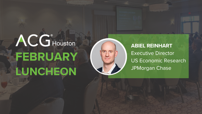 ACG Houston: February Monthly Luncheon 2025 | ACG Houston