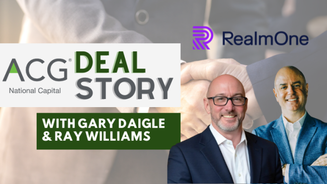 ACG Deal Story: RealmOne | ACG National Capital