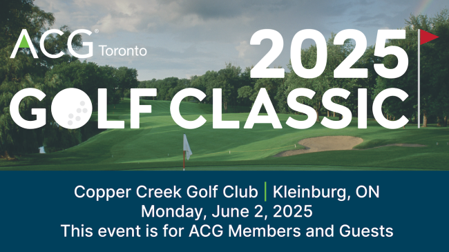 2025 ACG Toronto Golf Classic | ACG Toronto