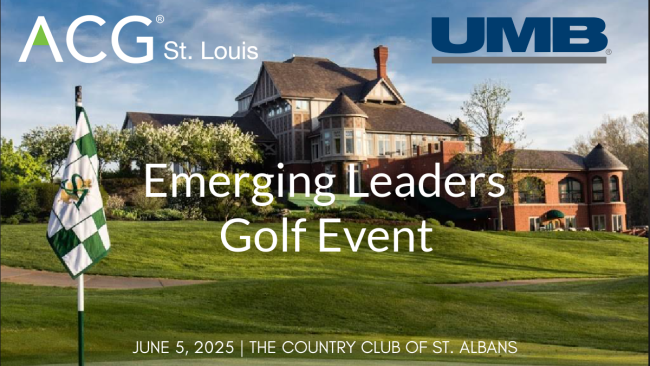 2025 STL | Emerging Leaders Golf Event (Ages 40 and under) | ACG St. Louis