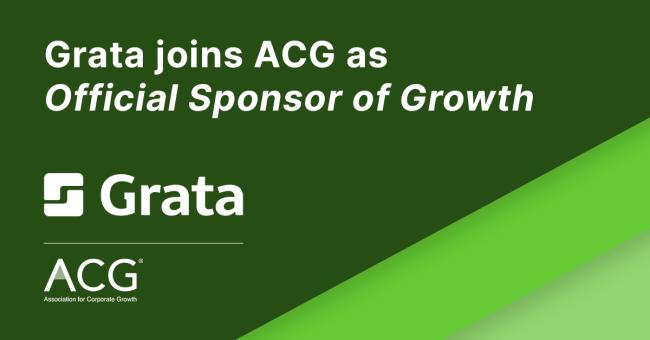 ACG Announces Grata as an Official Sponsor of Growth | ACG Global