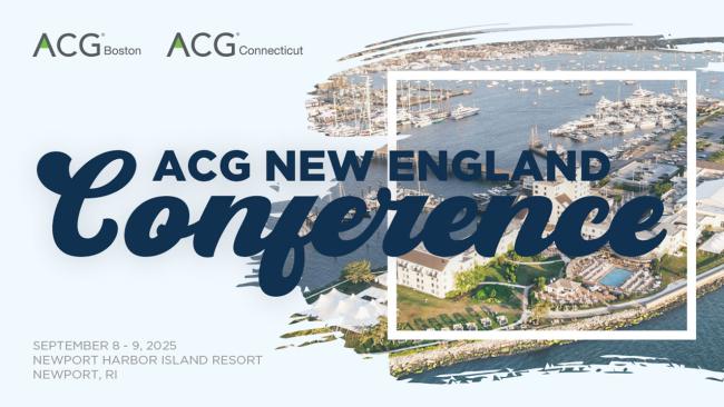 ACG New England Conference 2025 | ACG Boston