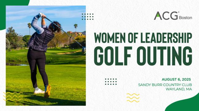 2025 ACG Boston: Women of Leadership Golf Outing | ACG Boston