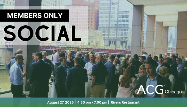 August Social (Members Only) | ACG Chicago