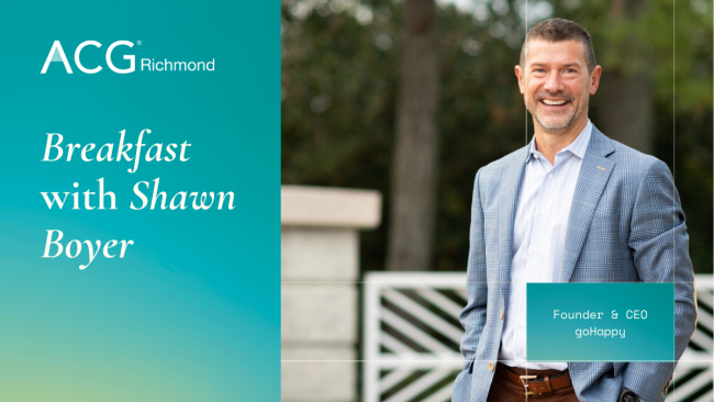 2026RIC - February Breakfast - Go Happy with Shawn Boyer | ACG Richmond