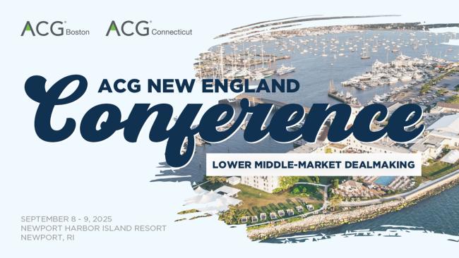 ACG New England Conference 2025 | ACG Boston