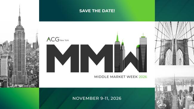 ACG NY 2026 Middle Market Week | ACG New York