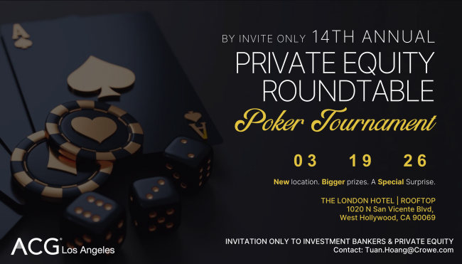 Los Angeles Poker Tournaments