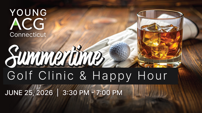 [SOLD OUT] Young ACG Summertime Golf Clinic & Happy Hour | ACG Connecticut