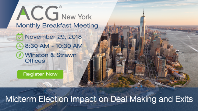 Middle Market Week Breakfast Program | ACG New York