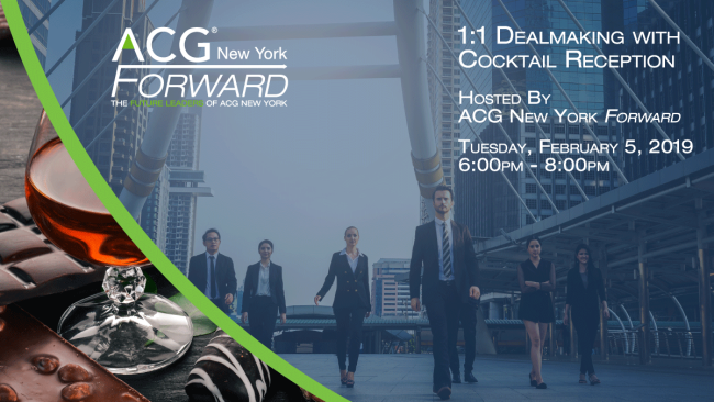 ACG NY Forward 1:1 Dealmaking & Reception | ACG New York