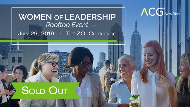 Women of Leadership Rooftop Networking Event | ACG New York
