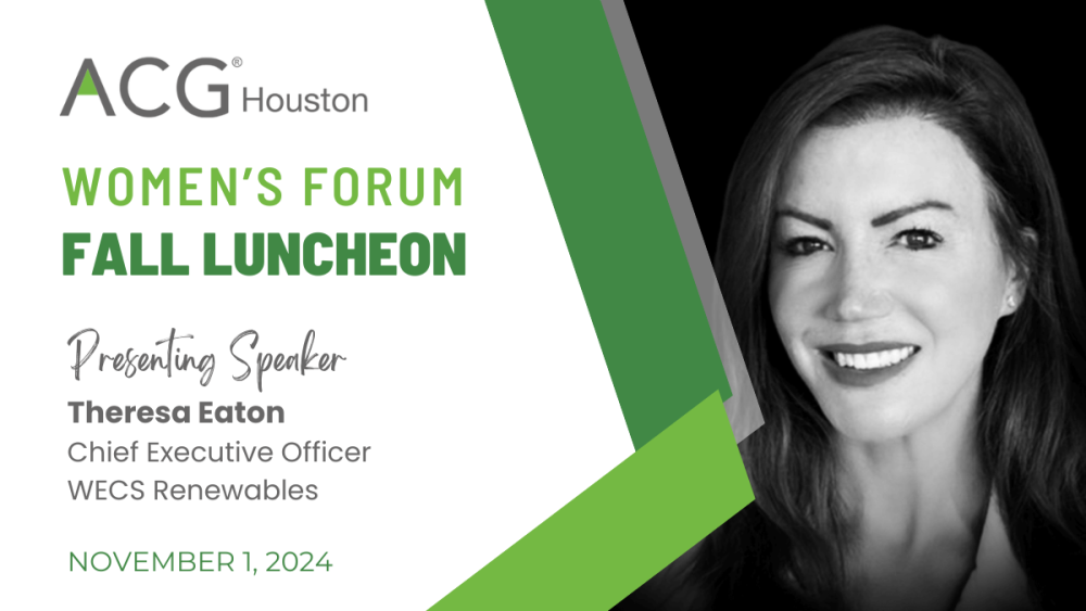 ACG Houston: Women's Forum Fall Luncheon | ACG Houston