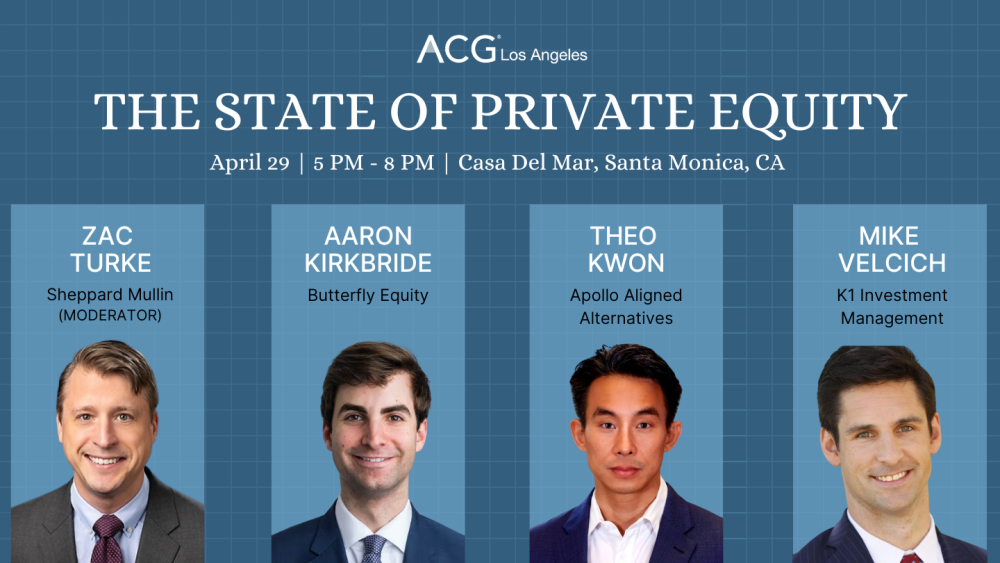 ACG Los Angeles | State of Private Equity, 2025 | ACG Los Angeles