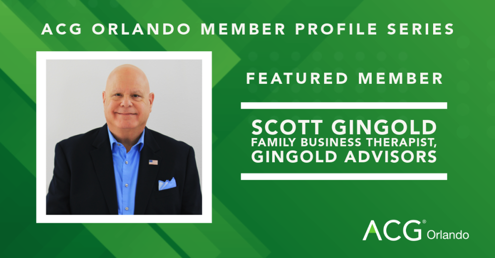 Member Profile - Scott Gingold | ACG Orlando