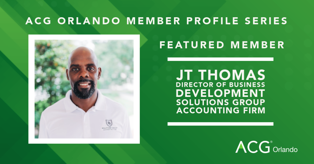 Member Profile - JT Thomas | ACG Orlando