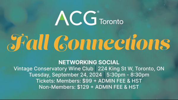 ACG Toronto | Association for Corporate Growth