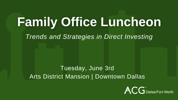 Events | ACG Dallas/Fort Worth