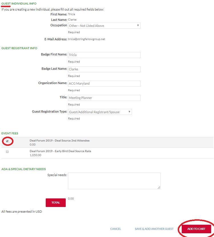 Registration | ACG Maryland