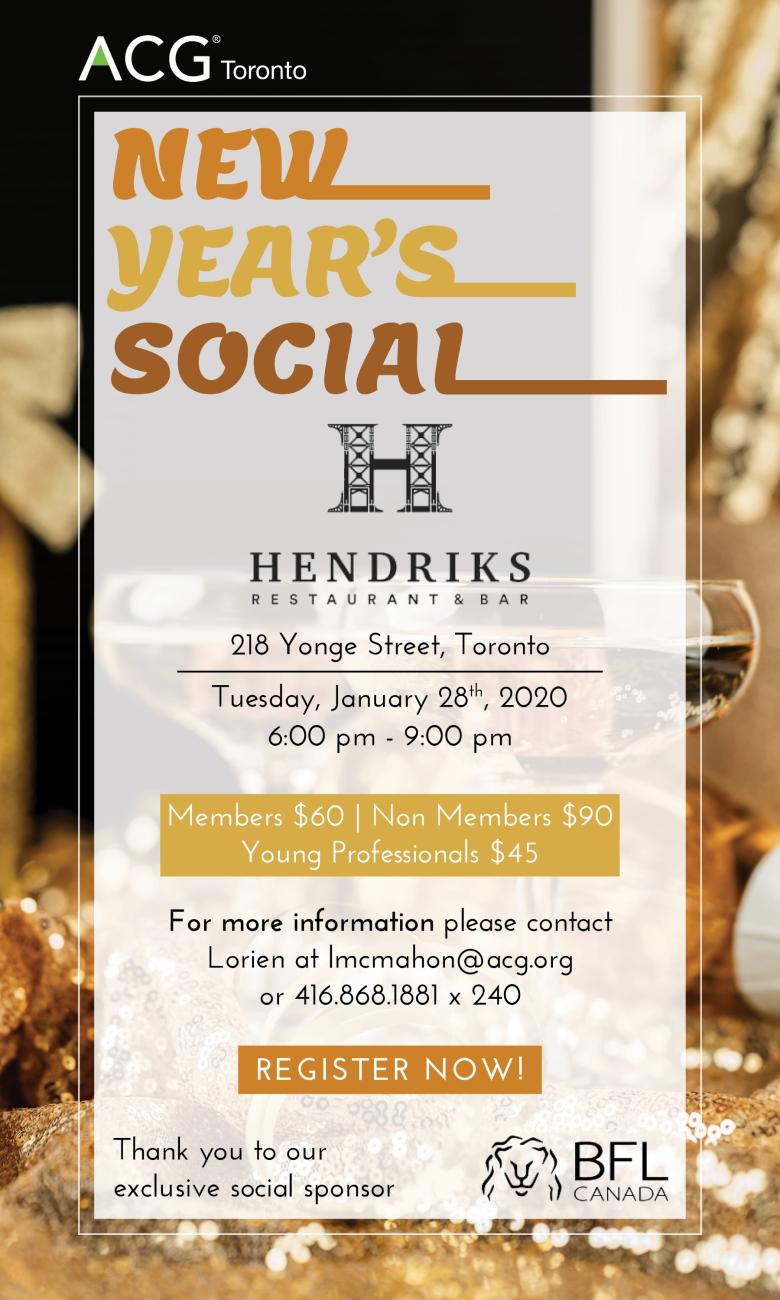 New Year's Social 2020 | ACG Toronto