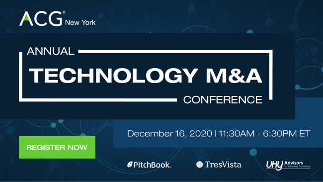 ACG NY Annual Technology M&A Conference | ACG New York